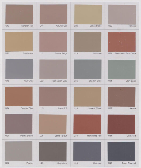Concrete-Release Color Chart – Affordable Concrete Construction