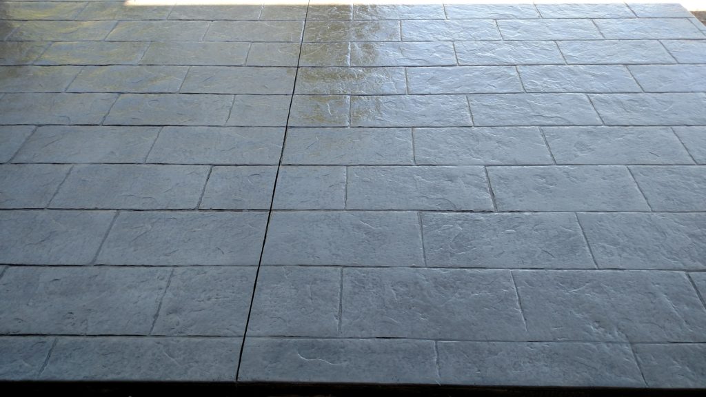 Elevate Your Pathways with Ashlar “Slate” Stamped Concrete Sidewalks ...